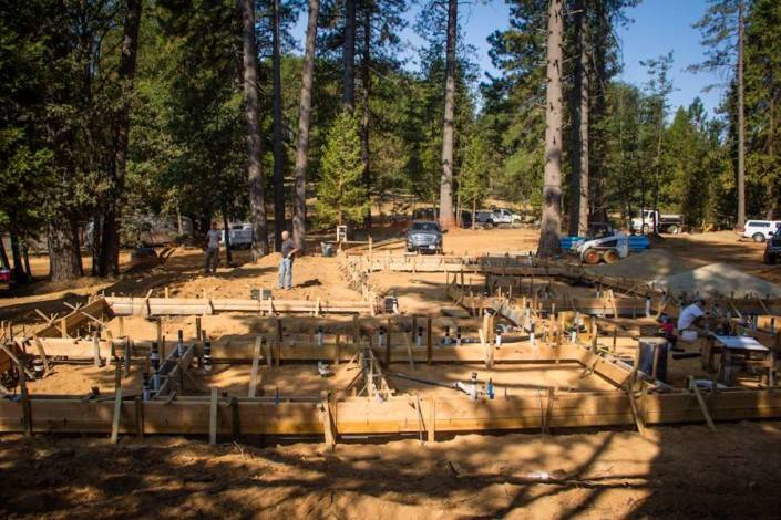 Building a Building at the Inn Town Campground
